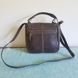 Bolo | Bags | Leather Crossbody Satchel Bag By Bolo Guc | Poshmark
